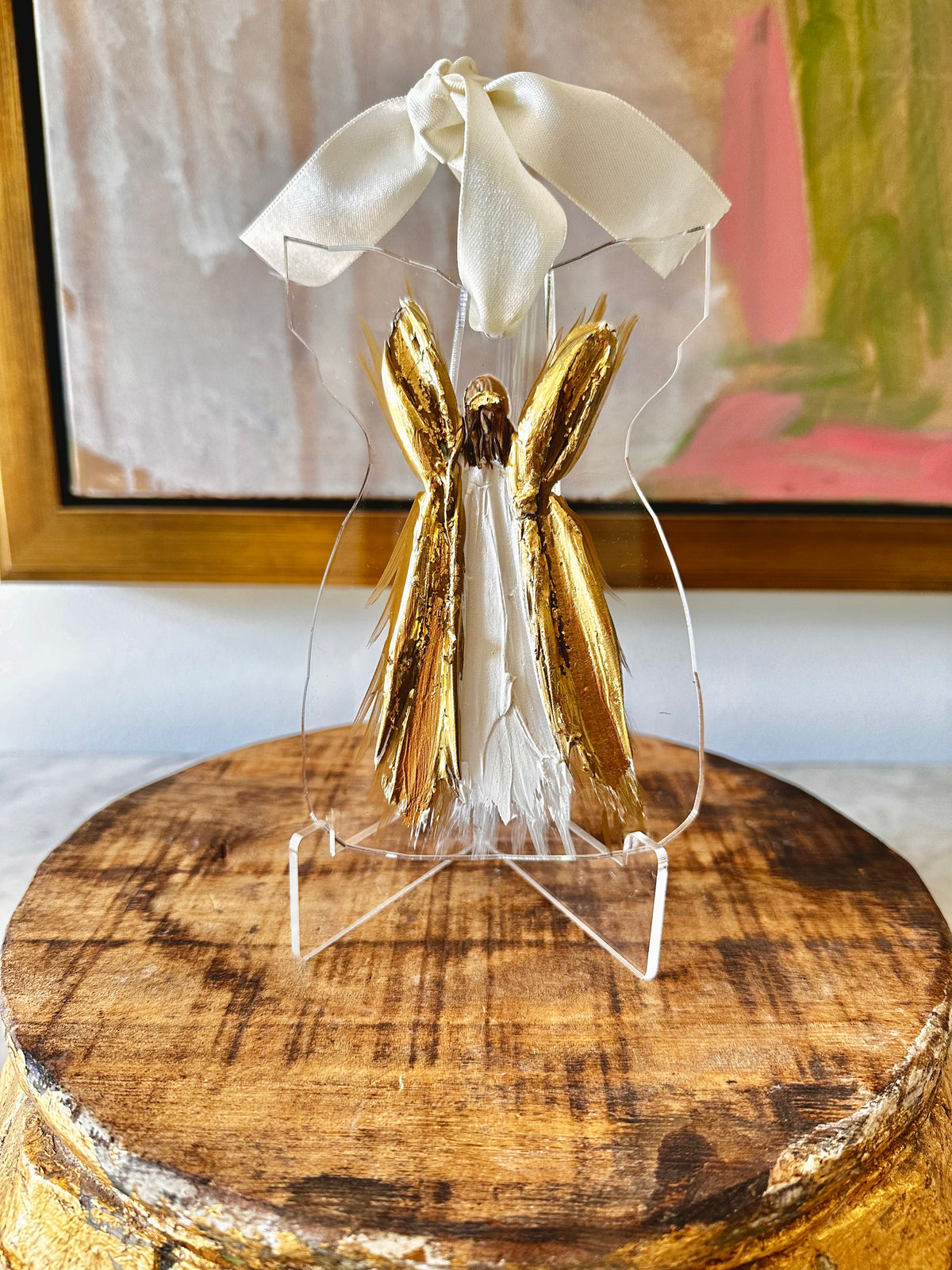 Angel "Cut-Out" Acrylic Ornament – Debra Hewitt Art