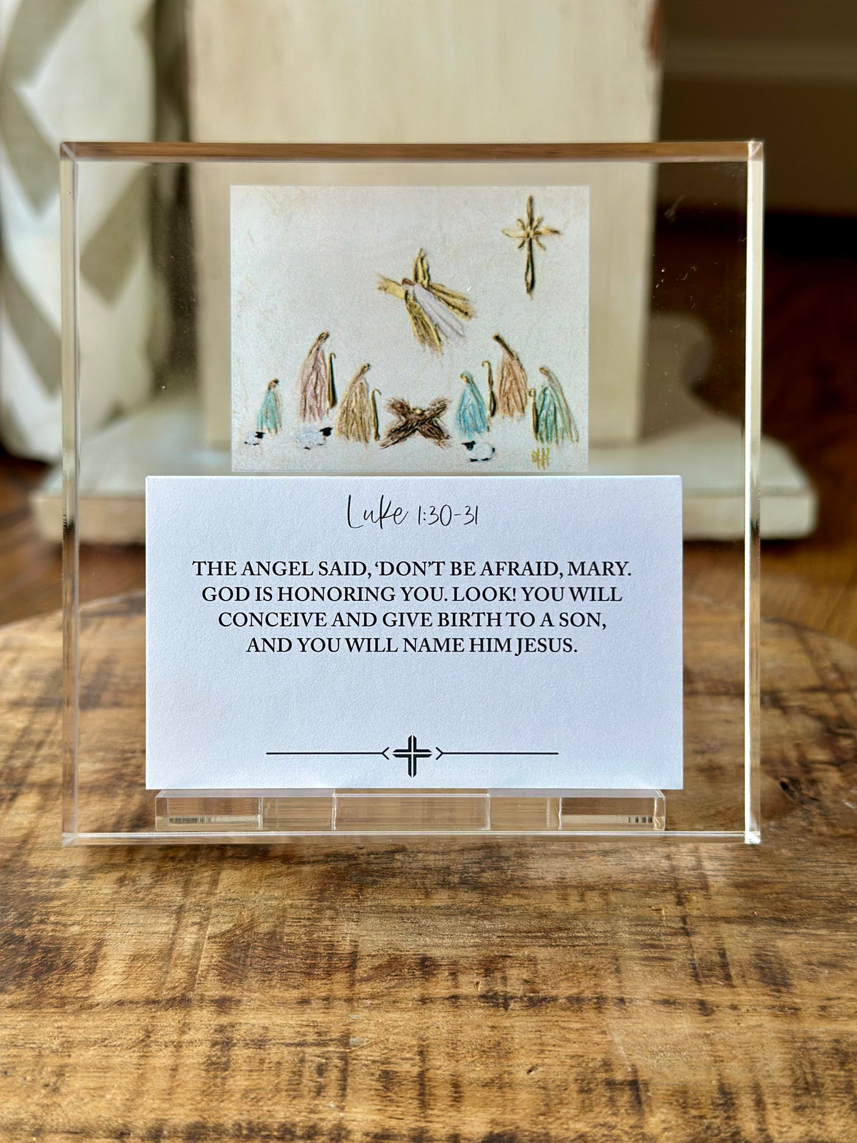 Nativity 30 days of Scripture on Acrylic – Debra Hewitt Art