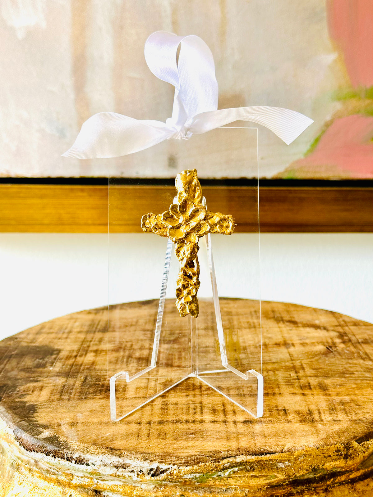 Cross Acrylic Ornament – Debra Hewitt Art