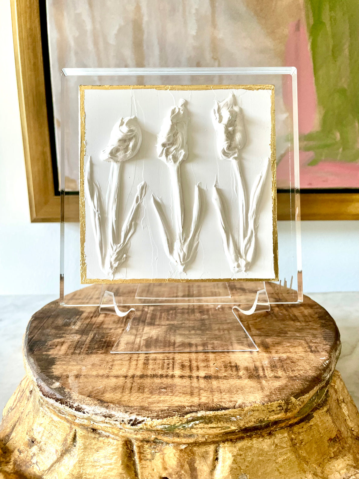 Three Tulips - White – Debra Hewitt Art