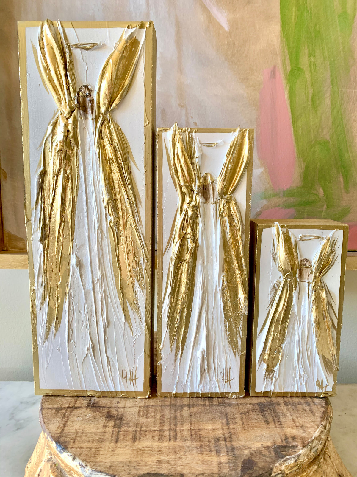 Gold-Leafed Angel Collection – Debra Hewitt Art